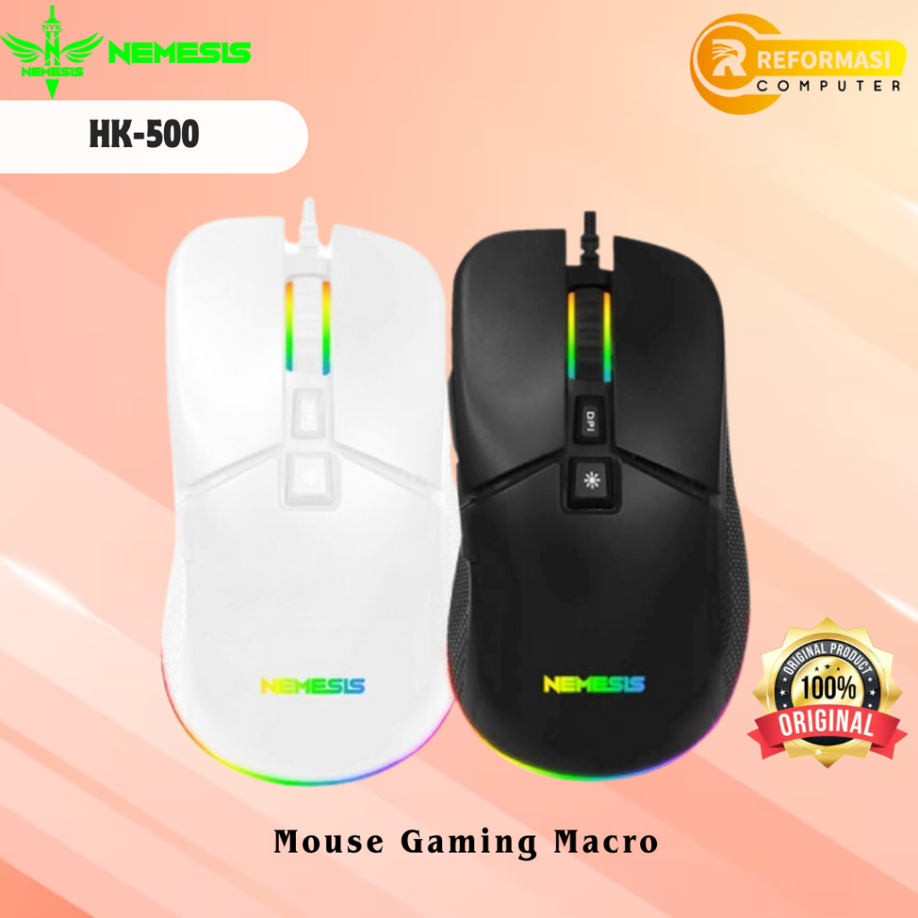 Jual NYK Nemesis HK-500 Mouse Gaming Macro | Shopee Indonesia