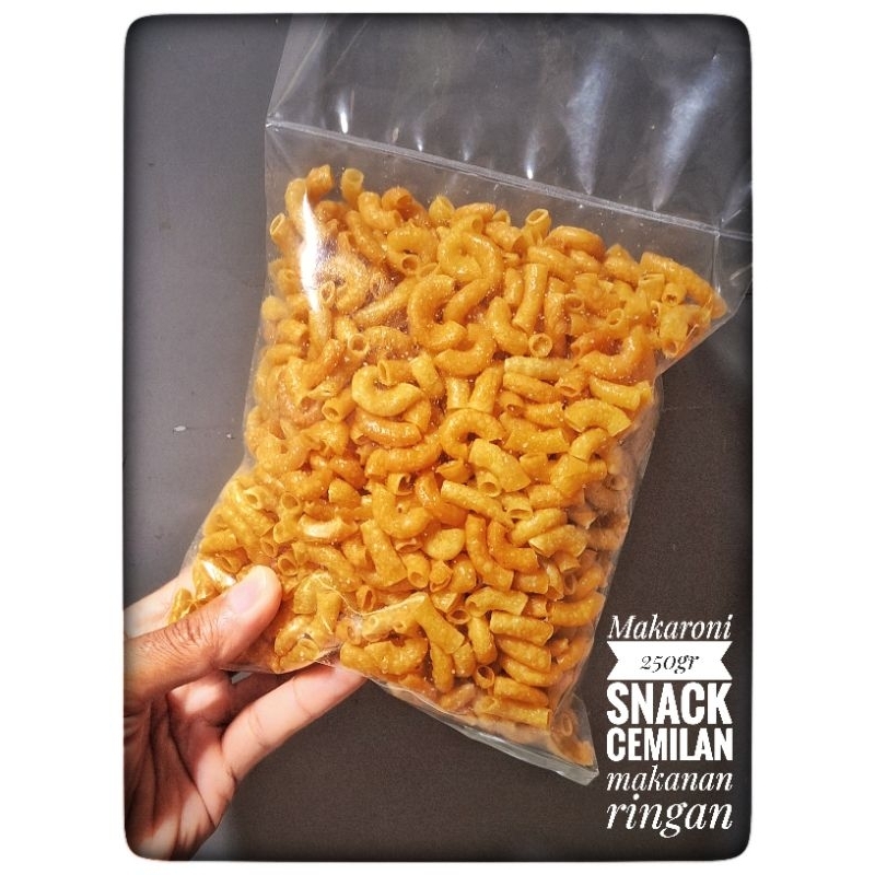Jual SNACK CEMILAN MAKANAN RINGAN MAKARONI RASA ORIGINAL ASIN GURIH ISI ...