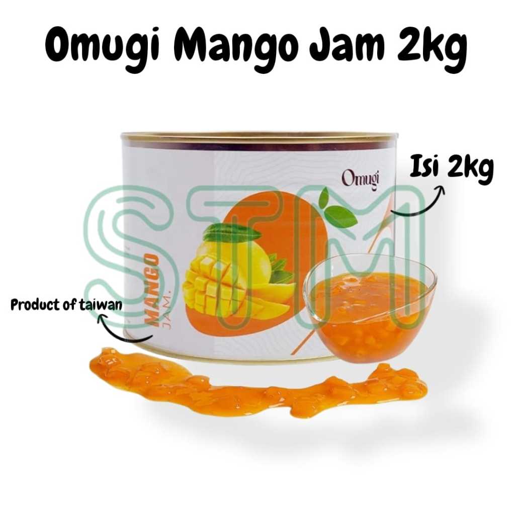 Jual Mango/Strawberry/passion fruit/kiwi/muberry jam Omugi impor/selai ...