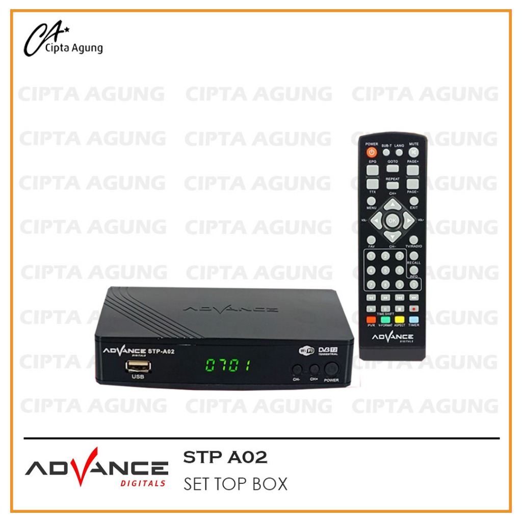 Jual SET TOP BOX ADVANCE STP-A02 PENERIMA SIARAN DIGITAL FULL HD ...