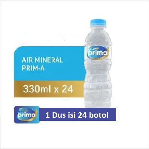 Jual air mineral prim-a botol 330 ml | prima sosro | Shopee Indonesia