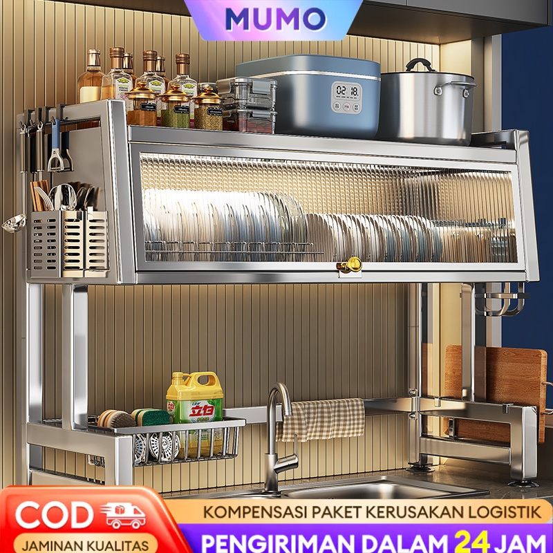 Jual Rak Piring Penutup Rak Penyimpanan Piring Rak Dapur Wastafel Rak ...
