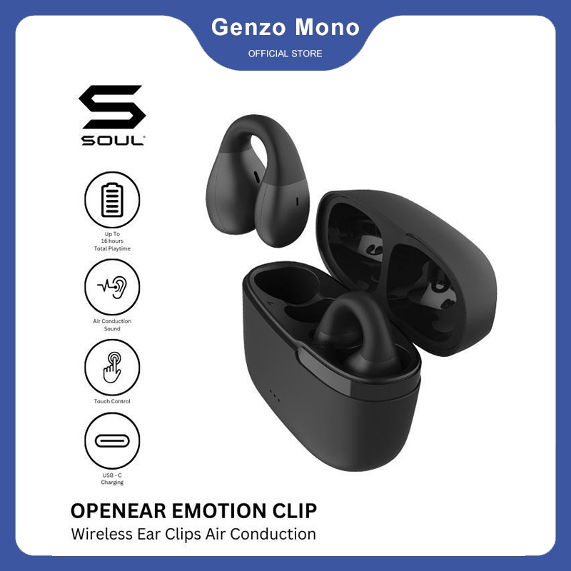 Jual SOUL Openear Emotion Clip Wireless Ear Clips Air Conduction ...