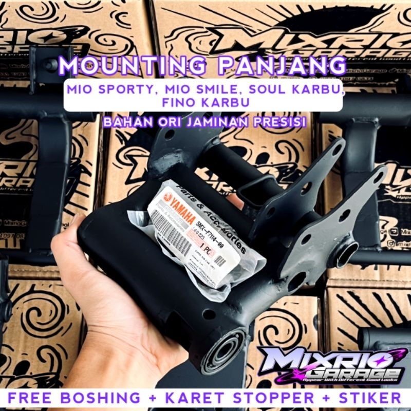 Jual Mounting Panjang Mio Sporty,Mio Smile,Mio Karbu | Shopee Indonesia