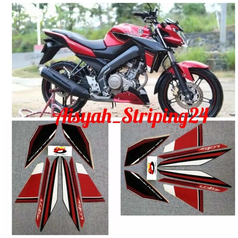 Jual Stiker striping Lis les polet body motor Yamaha Vixion 150 nva Advan advance 2015 2016 full ...