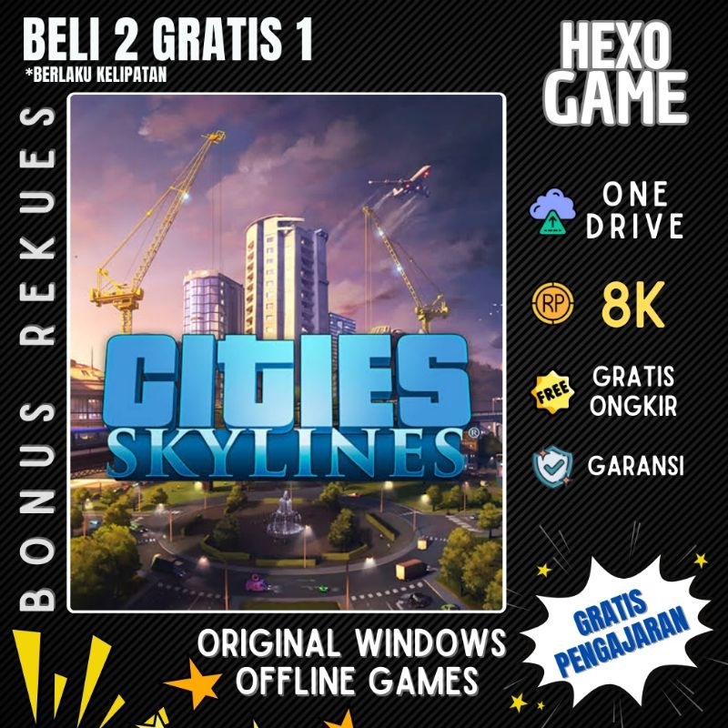 Jual CITIES SKYLINES - GAME PC - GAME LAPTOP - LINK DOWNLOAD | Shopee Indonesia