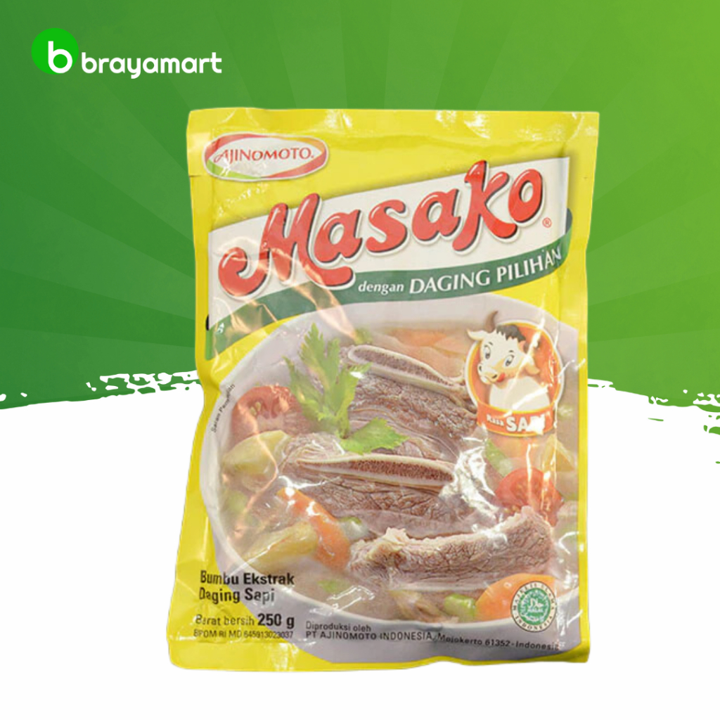 Jual Masako Rasa Daging Sapi Sachet 9gr Brayamart | Shopee Indonesia