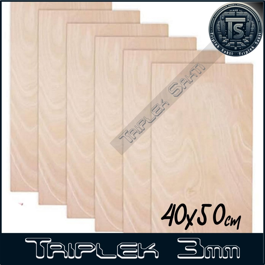Jual Multiplek Triplek 3mm 40x50 cm ( 3 mm | 40x50cm | 50x40cm | 50x40 ...