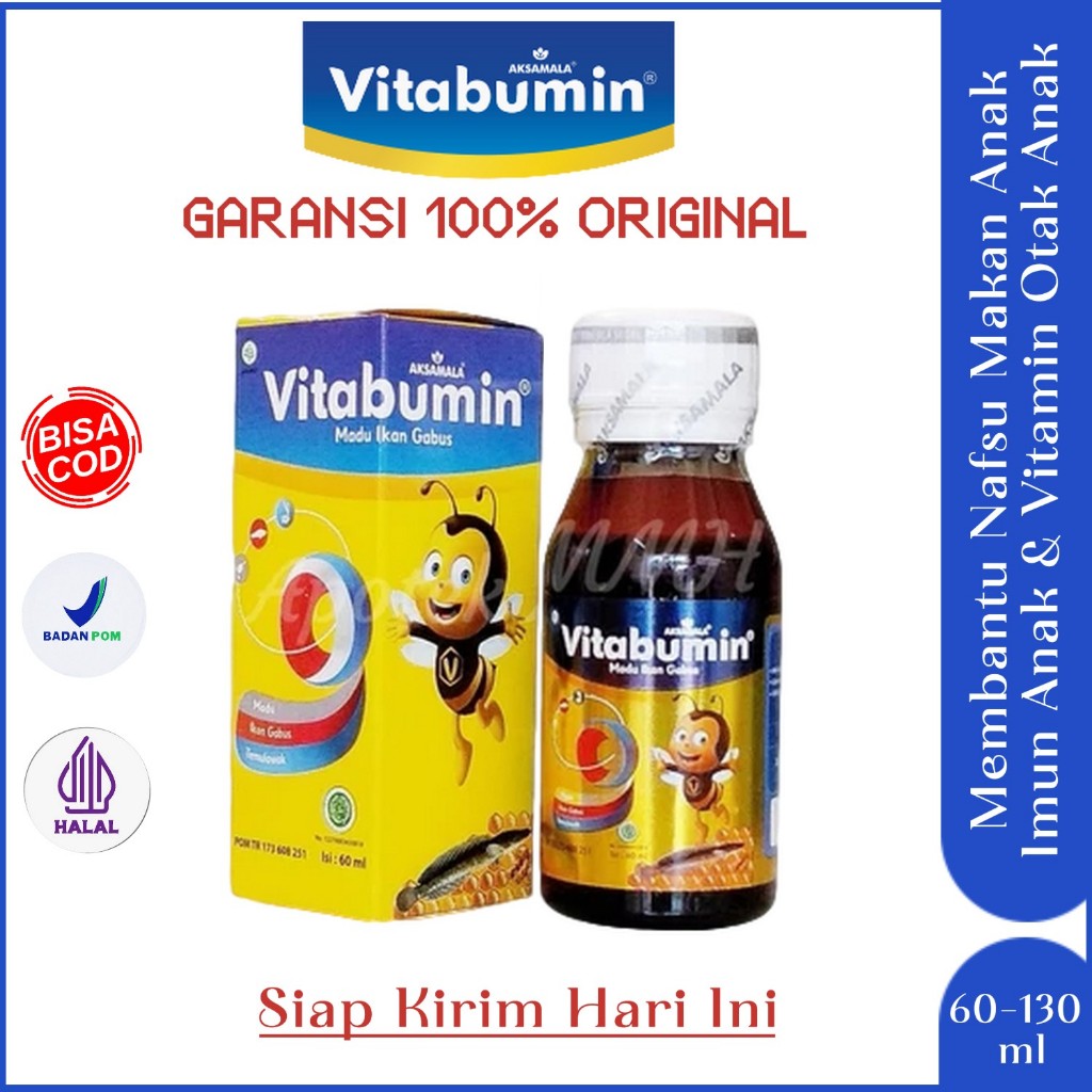 Jual Vitabumin Official Store Original Penambah Nafsu Makan Anak, Daya Tahan Tubuh & Vitamin ...