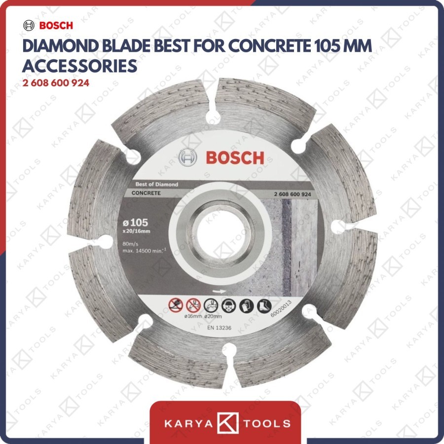 Jual Bosch 4 Inch Diamond Wheel Concrete / Beton (924) | Shopee Indonesia