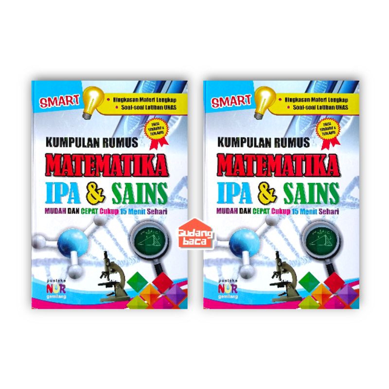 Jual Buku Kumpulan Rumus Matematika IPA & Sains Cukup 15 Menit Sehari ...