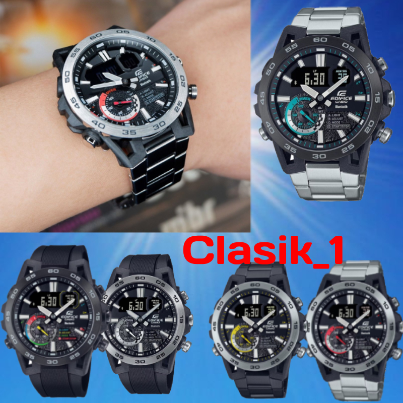 Jual Original 100%!! Jam Tangan Pria Casio EDIFICE ECB-40D-1ADF ECB-40DB-1ADF ECB-40DC-1ADF ECB ...