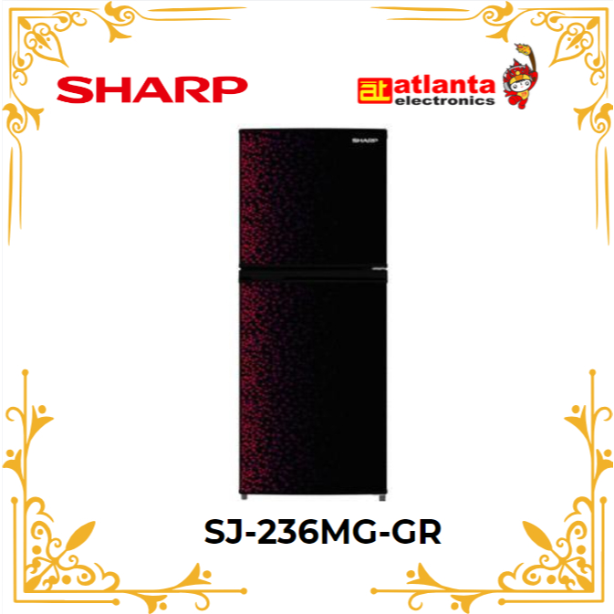 Jual SHARP SJ-236MG-GR 2 Door Refrigerator 205 Liter | Shopee Indonesia