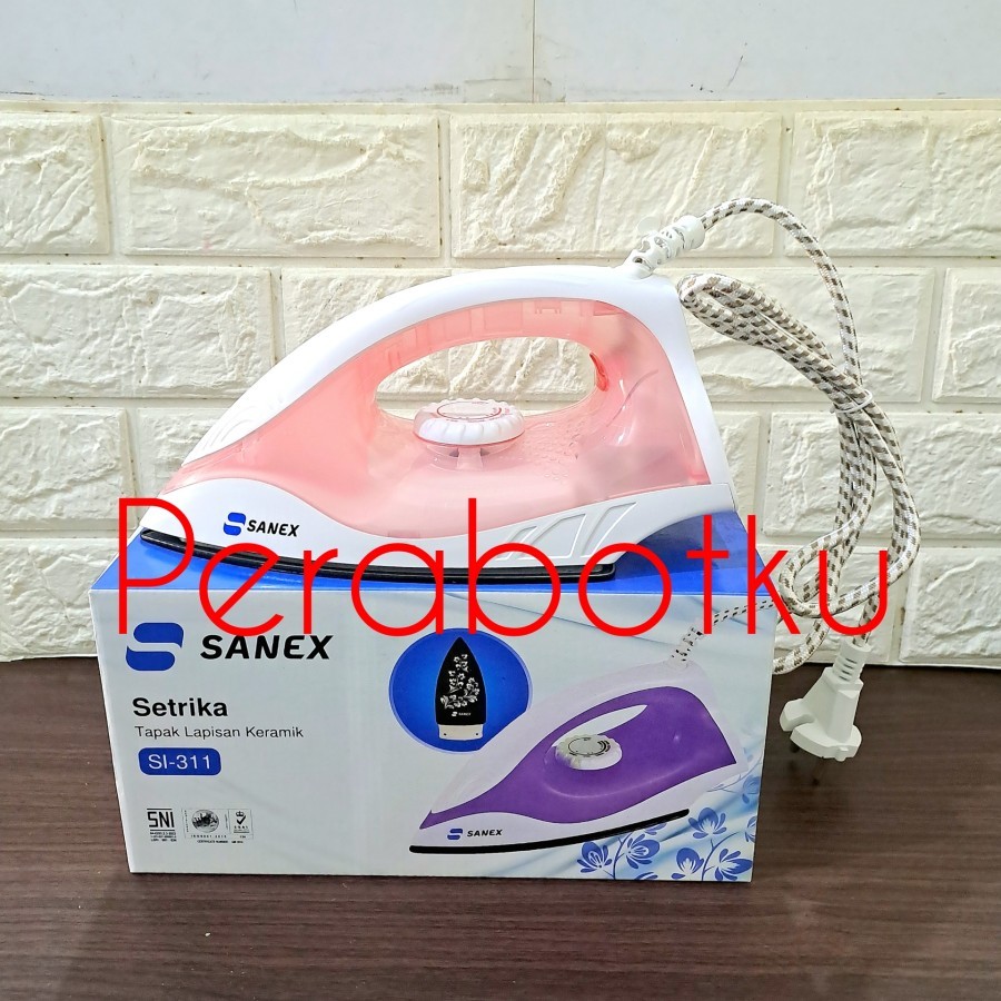 Jual Setrika Sanex SI-311 / Setrikaan Baju Pakaian Ceramic Keramik Anti ...