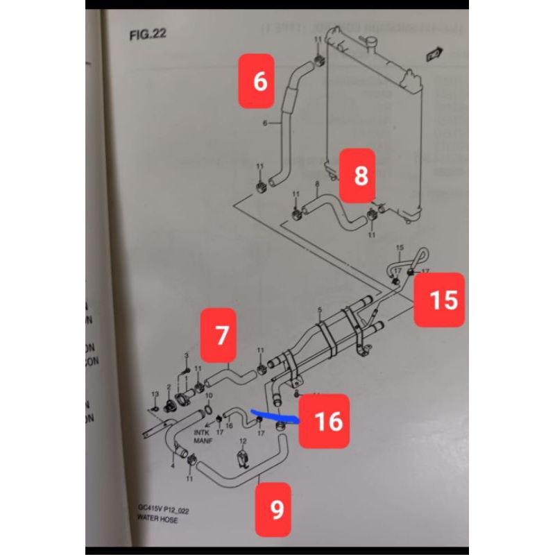 Jual Selang Radiator SET suzuki Apv, Arena, Mega Carry APV Pick-Up ...