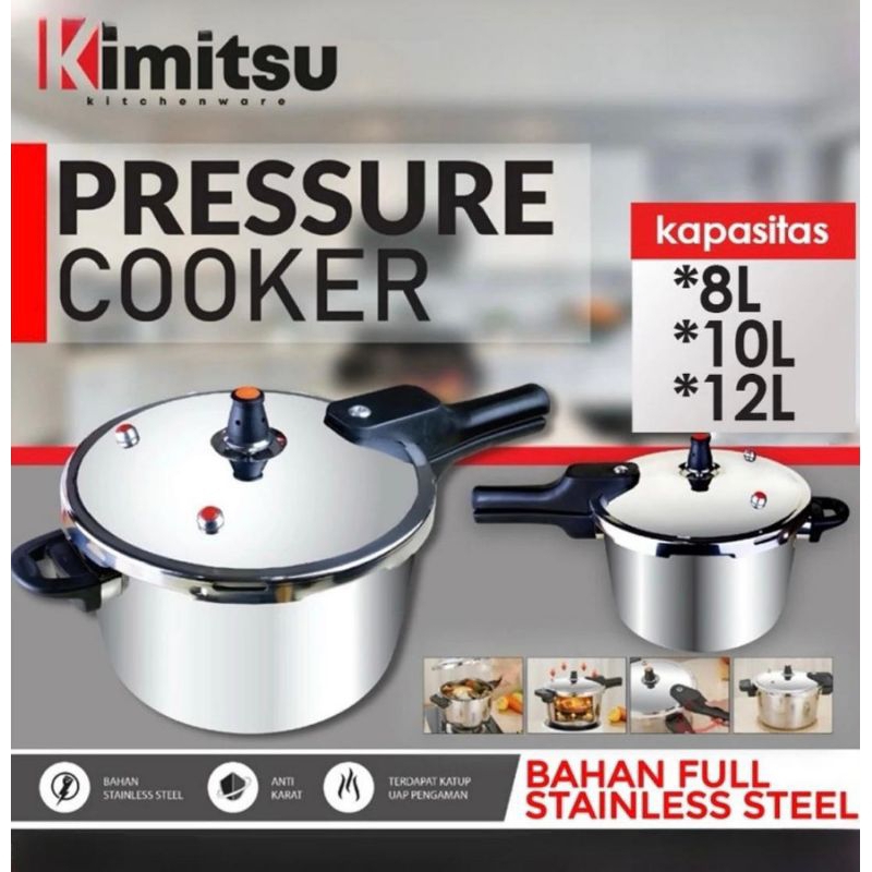 Jual Panci Presto KIMITSU Bahan Premium Full Stainless ( Tebal Kuat ...