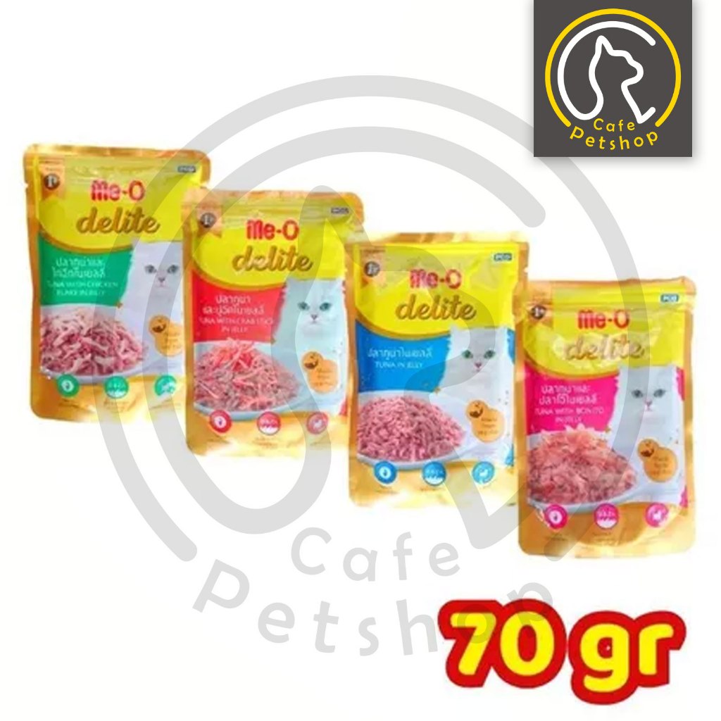 Jual Meo Delite 70g Pouch Makanan Kucing Basah Pakan Wet Food Adult Me ...