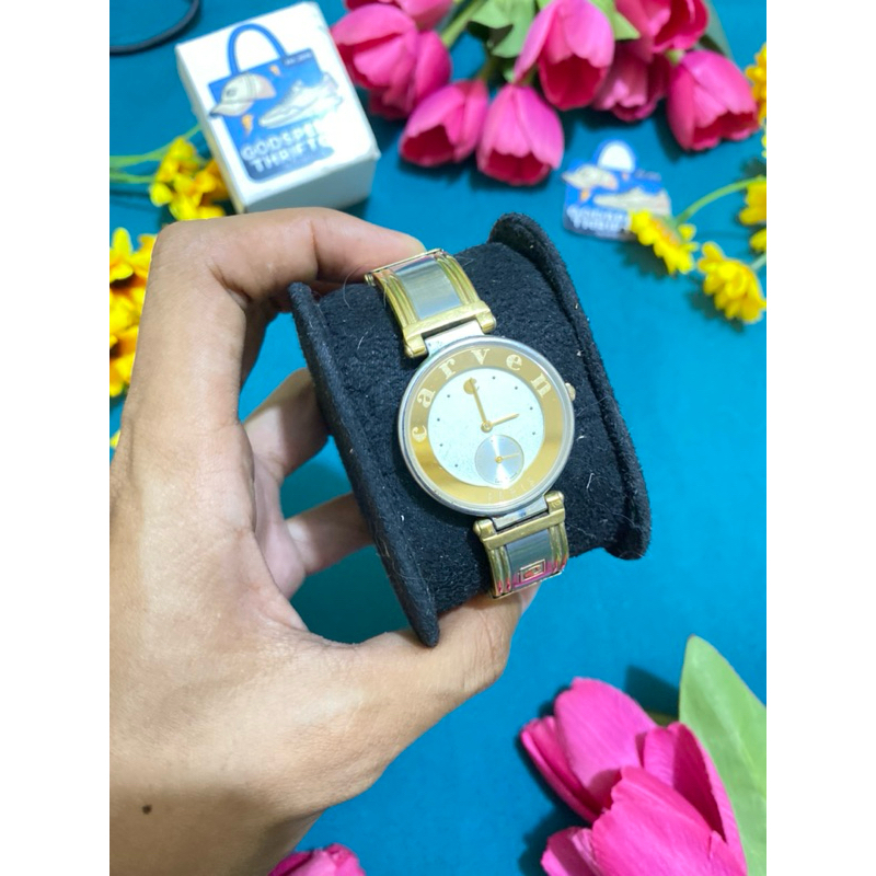 Jual Carven Paris Ladies watch 133 series Sapphire Crystal second ...