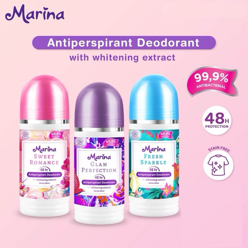 Jual Marina Antiperspirant Deodorant 50 ml | Shopee Indonesia