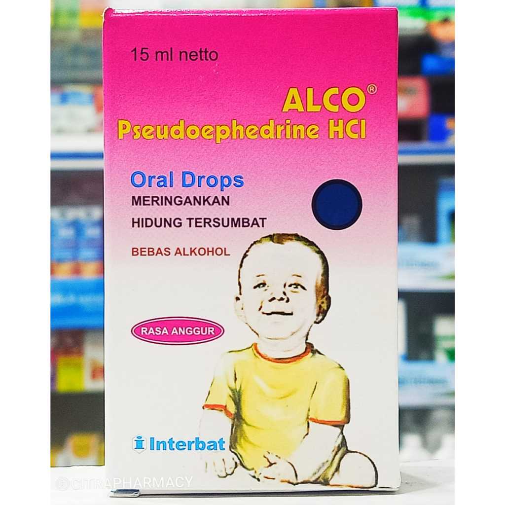 Jual Alco Drops Sirup 15ML - Meredakan Pilek dan Hidung Tersumbat Pada ...