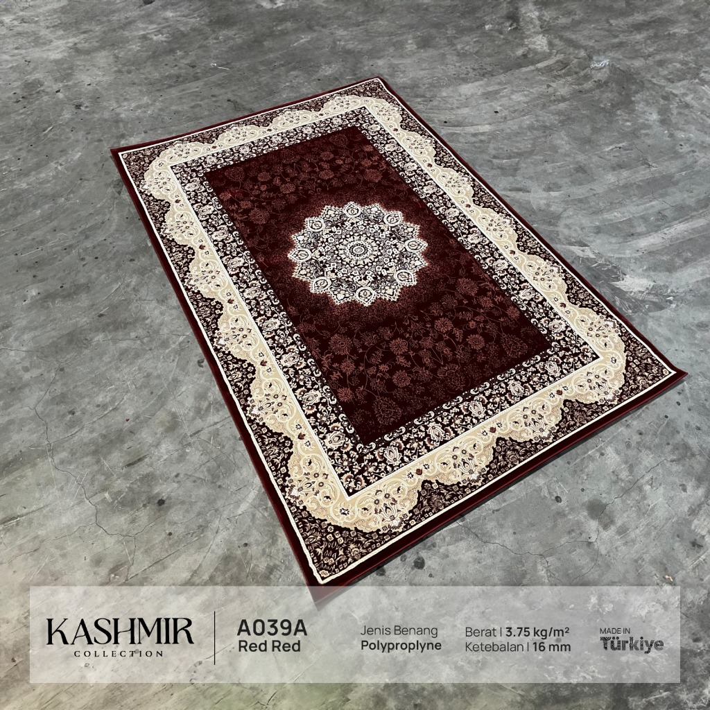 Jual Karpet Permadani Tebal Classic Kashmir ~ 240x340cm | Shopee Indonesia