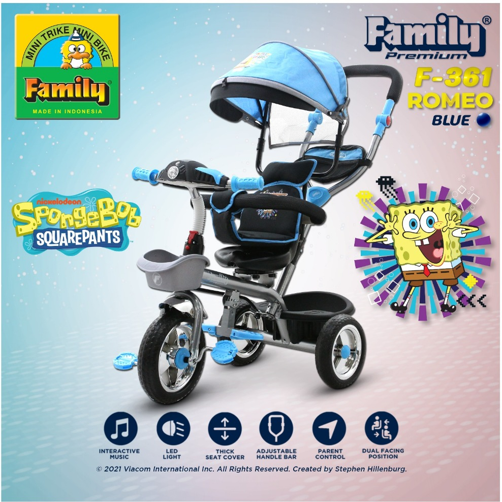 Jual Family Sepeda Roda Tiga Anak Sepeda Roda 3 Bayi Tricycle Anak ...