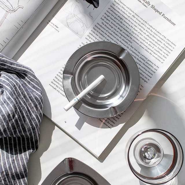 Jual Asbak Rokok Stainless Asbak Besi Bulat Minimalis | Shopee Indonesia