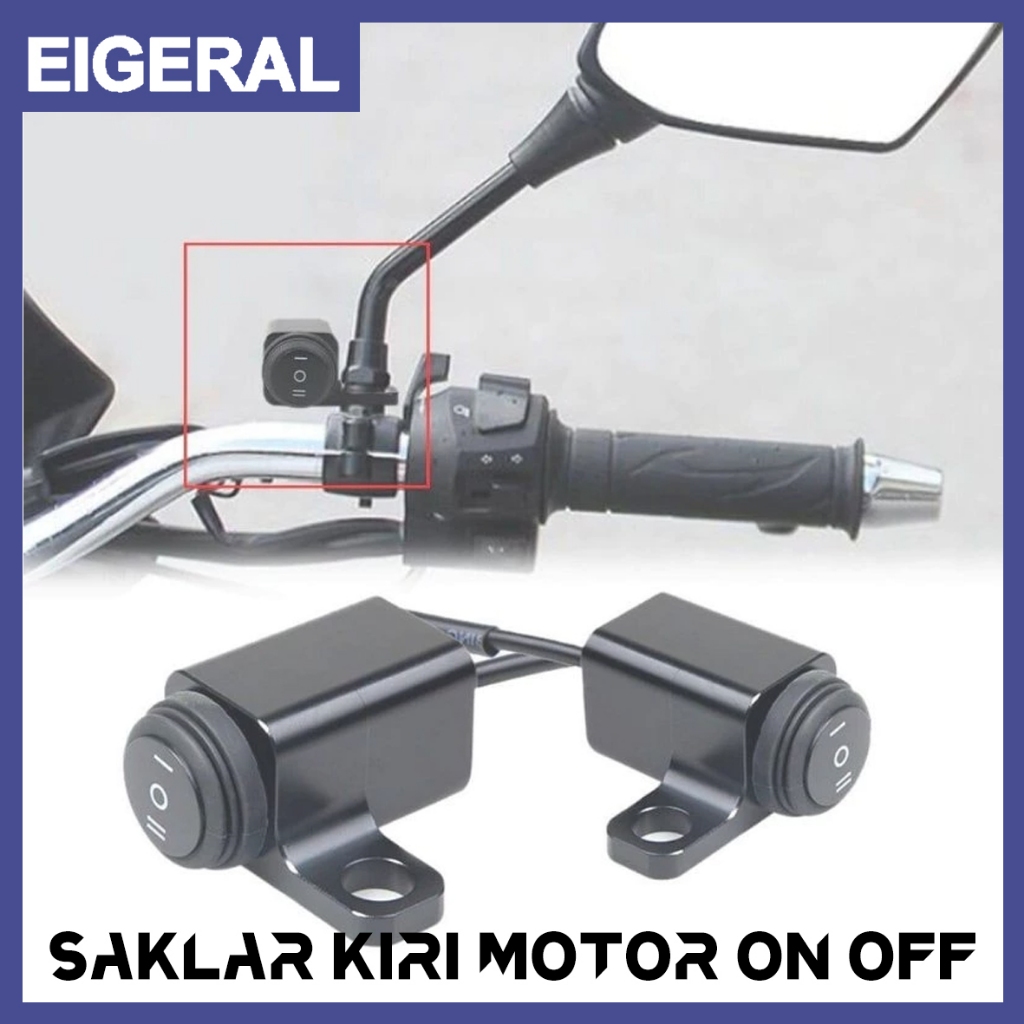 Jual Saklar Lampu Motor Spion On Off On Waterproof Saklar 3 Mode ...