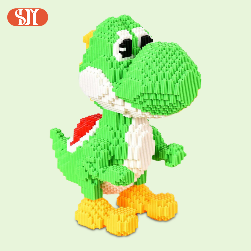 Jual Nano Blocks Bricks Karakter Super Mario Yoshi Dragon Medium 3D ...