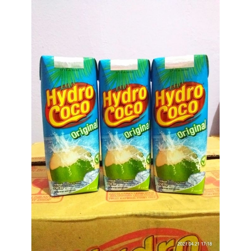 Jual HYDRO COCO ORIGINAL MINUMAN AIR KELAPA 250ML | Shopee Indonesia