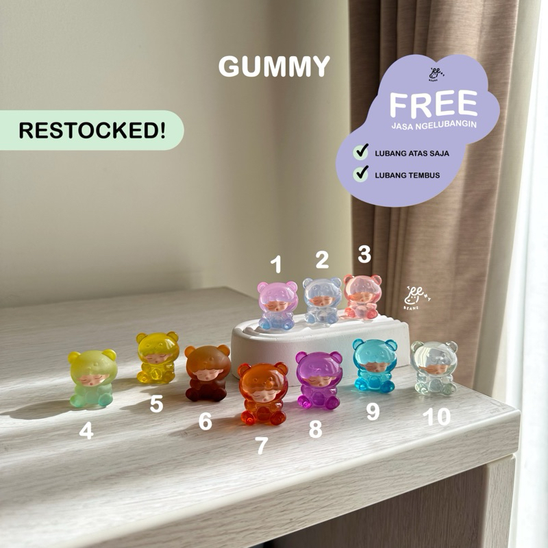 Jual Karakter Selected GUMMY | Free Lubang Blind Box Kacang | Shopee ...