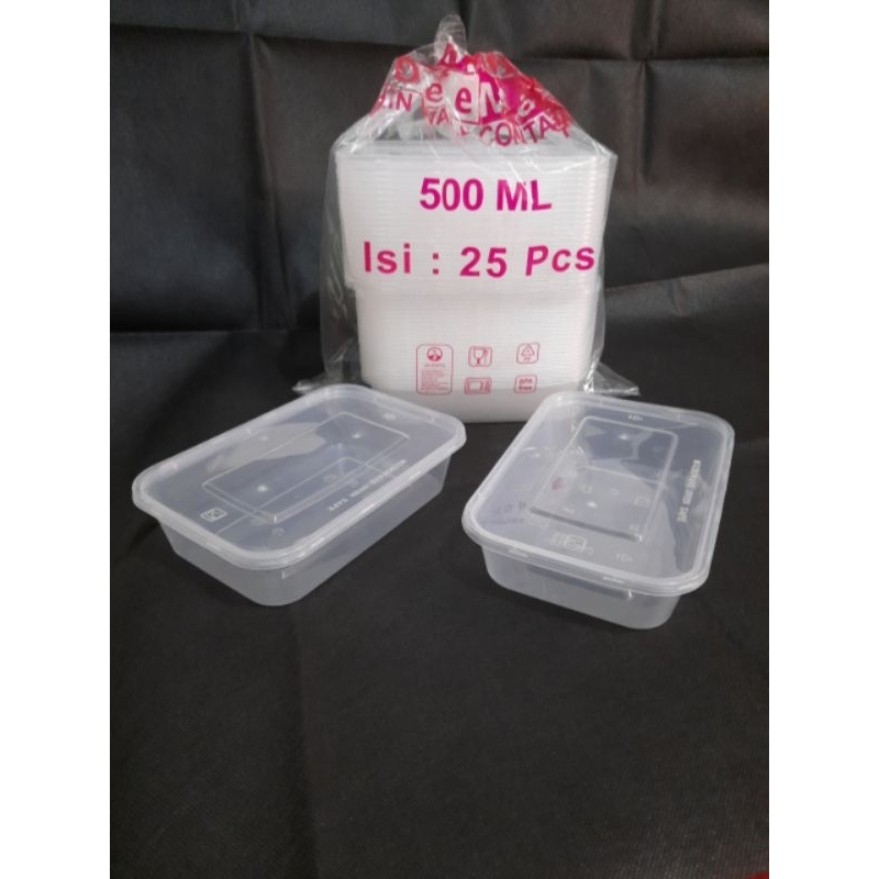 Jual KOTAK MAKANAN / THINWALL SEGI 500 ML | Shopee Indonesia