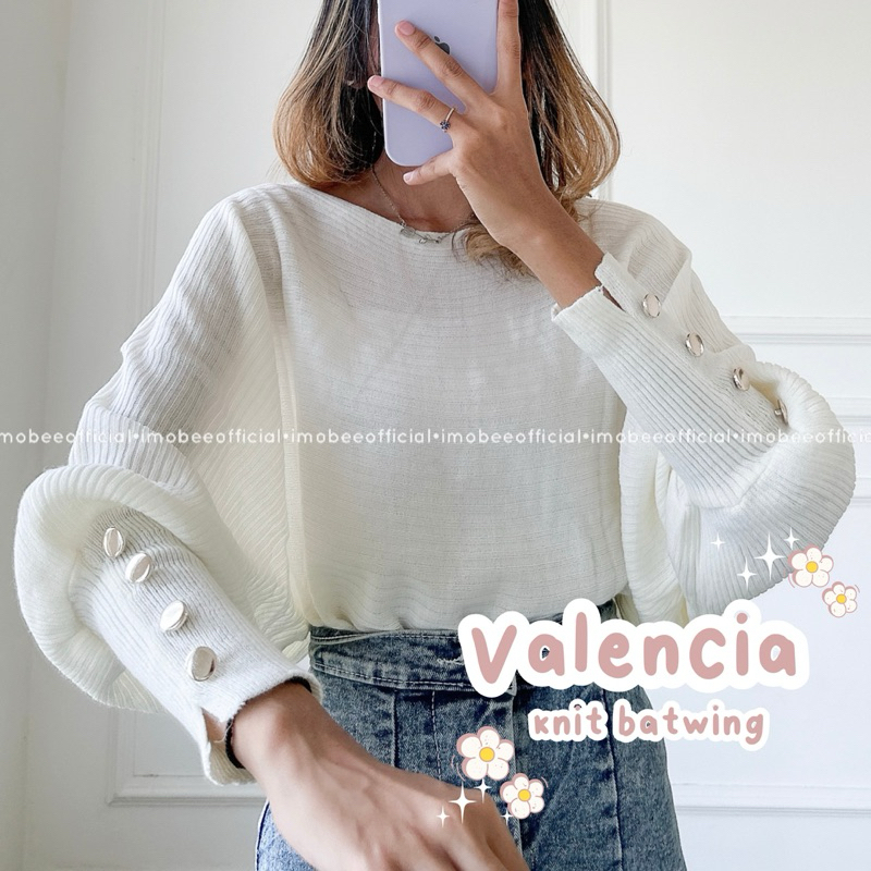 Jual VALENCIA KNIT BATWING // BATWING INARA RAJUT KANCING EMAS | Shopee ...