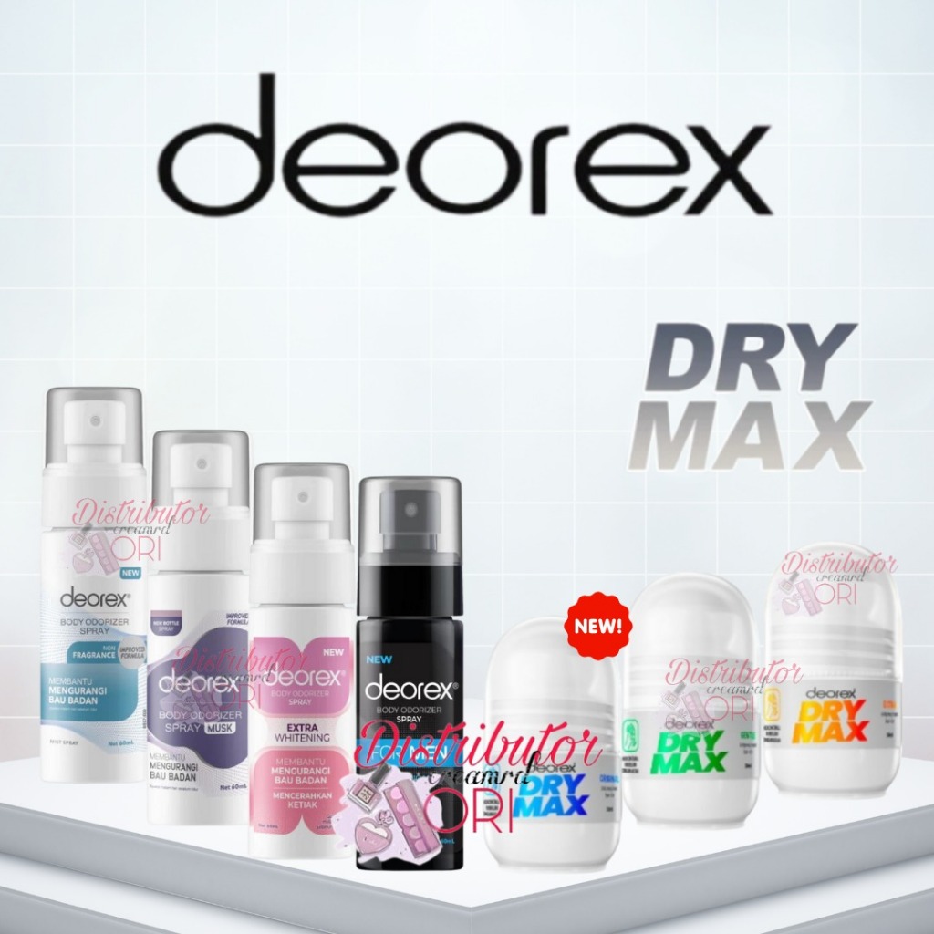 Jual Deorex New Body Odorizer Spray Menghilangkan Bau Badan 60ml | BPOM ...
