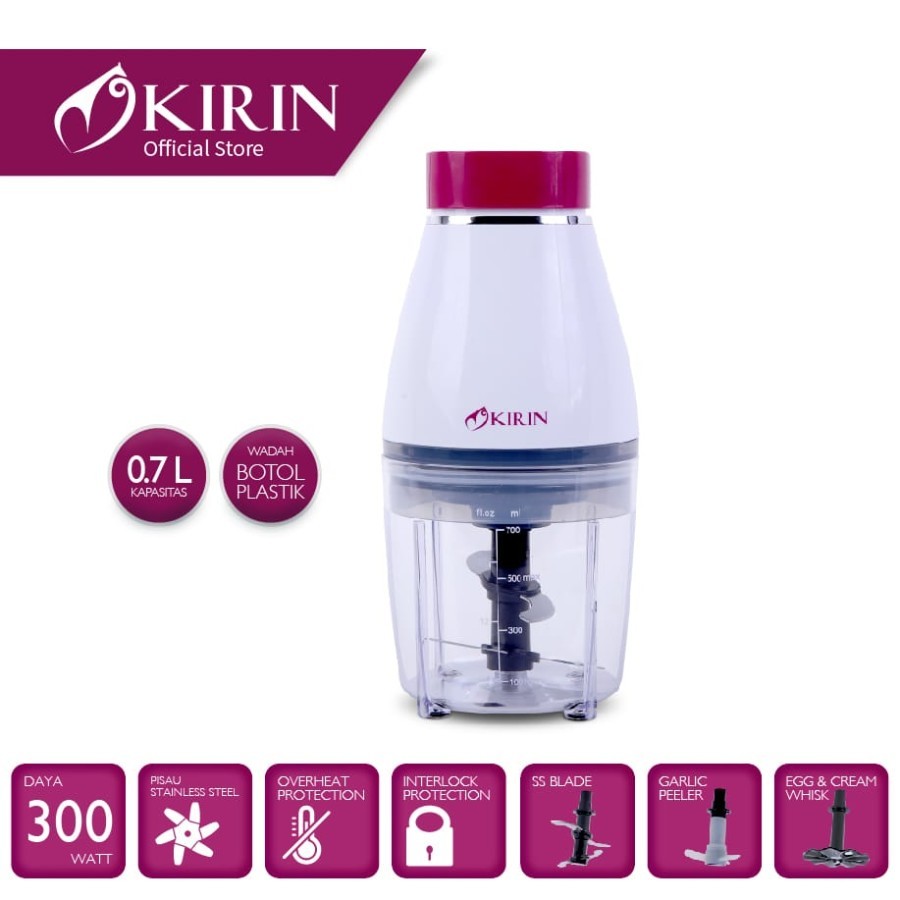 Jual KIRIN Food Chopper 700 mL - KFC-307 - ORIGINAL | Shopee Indonesia