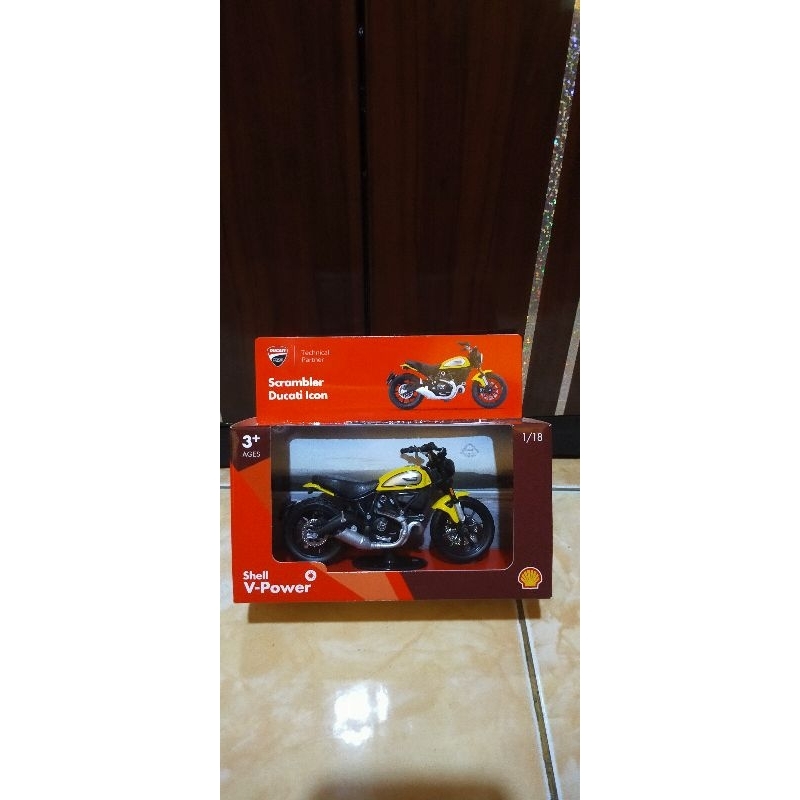 Jual diecast shell ducati scramble icon seri ke 2 | Shopee Indonesia