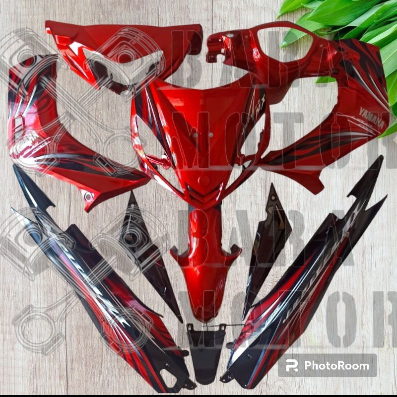 Jual Full Set Body Halus Dan Kasar Yamaha Jupiter Mx Lama Warna Merah ...