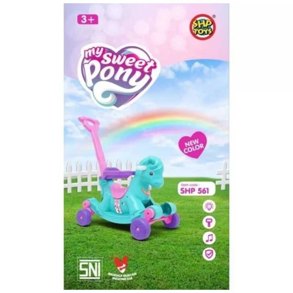 Jual SHP 561 MSP My Sweet Pony SHP Toys Ride On Character Mainan Kuda ...