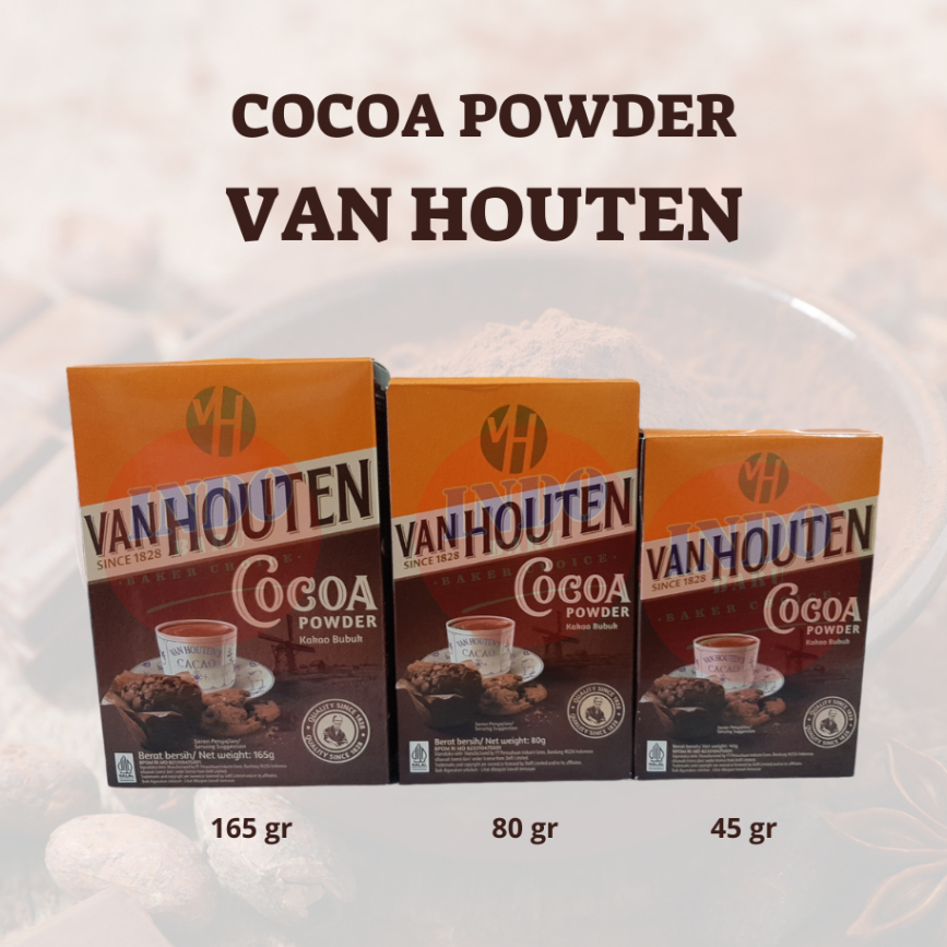 Jual Cocoa Powder Van Houten 45gr | Shopee Indonesia