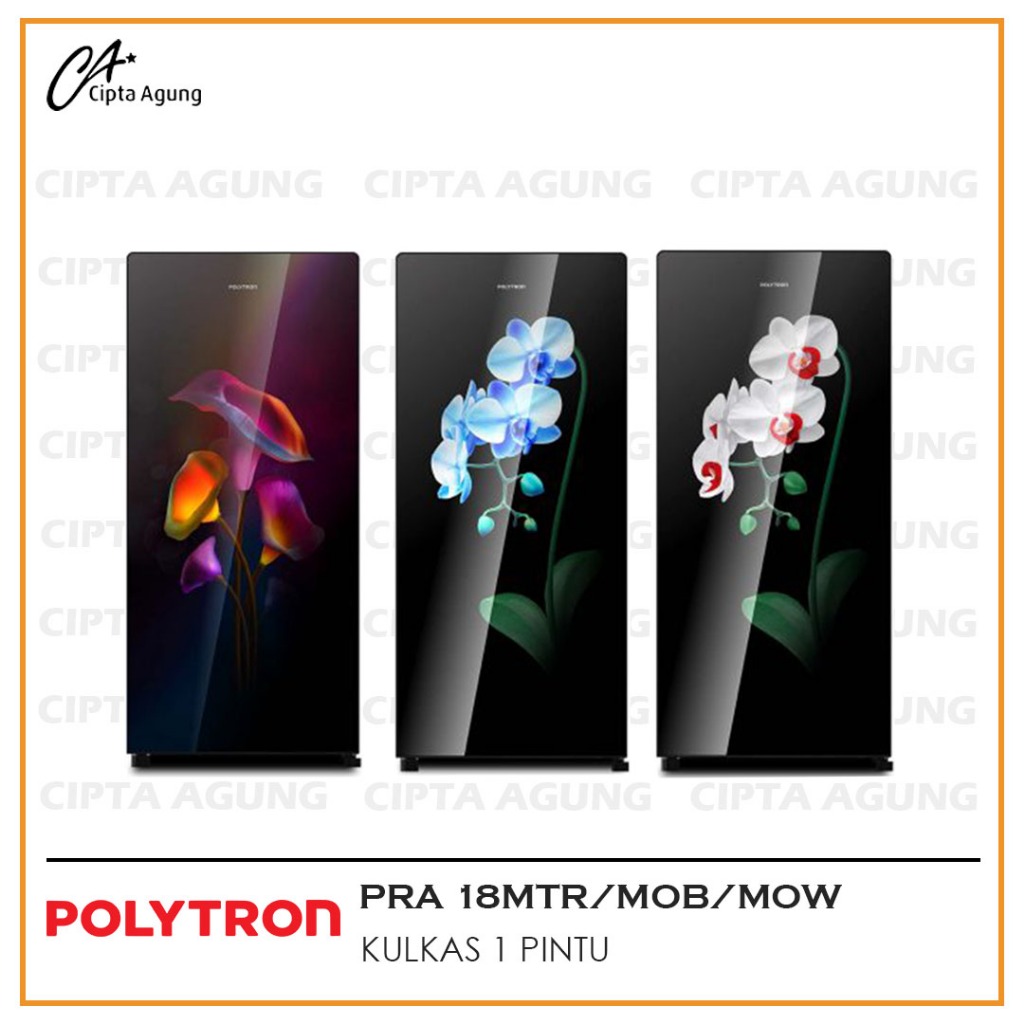 Jual KULKAS 1 PINTU POLYTRON 180 LITER BELLEZA VARIA PRA-18MTR/ PRA 18 ...