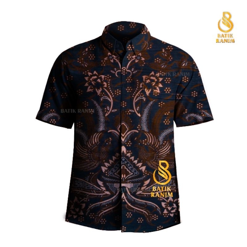 Jual BATIK RANIM Hem Sentani Batik Katun Prima Lengan Pendek Premium ...