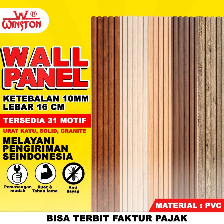 Jual TERMURAH KISI-KISI WPC/WALL PANEL PENELOT ORIGINAL BY WINSTON ...