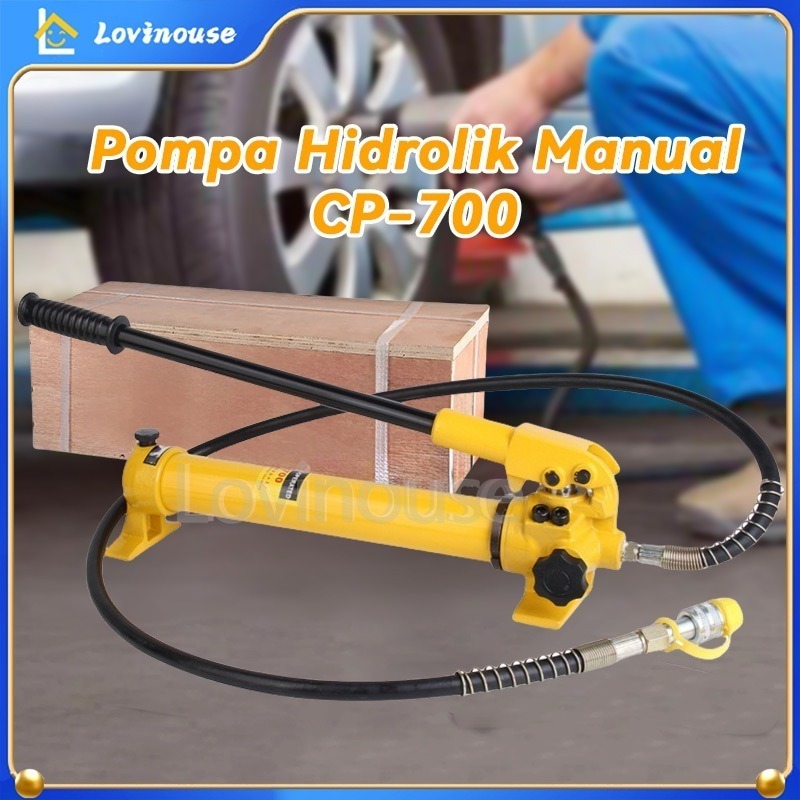 Jual Pompa Hidrolik Manual CP-700 Tang Press Jack Pengangkat 700bar ...