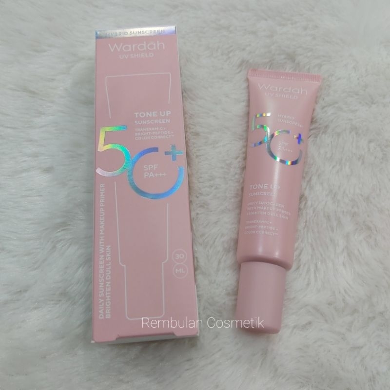 Jual WARDAH UV SHIELD TONE UP SUNSCREEN SPF 50+ PA+++ | Shopee Indonesia