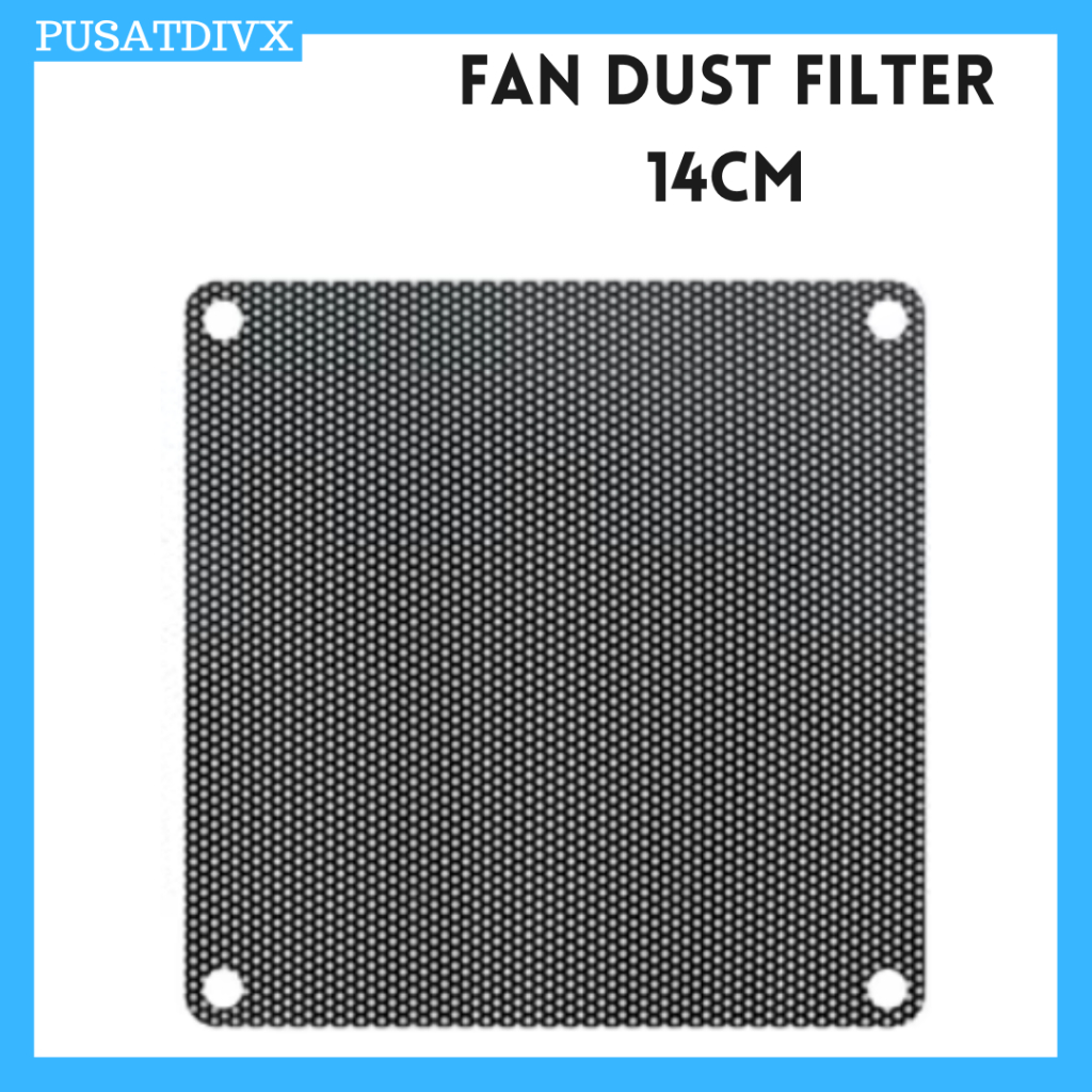 Jual SANJI PC FAN DUST FILTER DEBU KIPAS 14CM 140MM CASING KOMPUTER ...