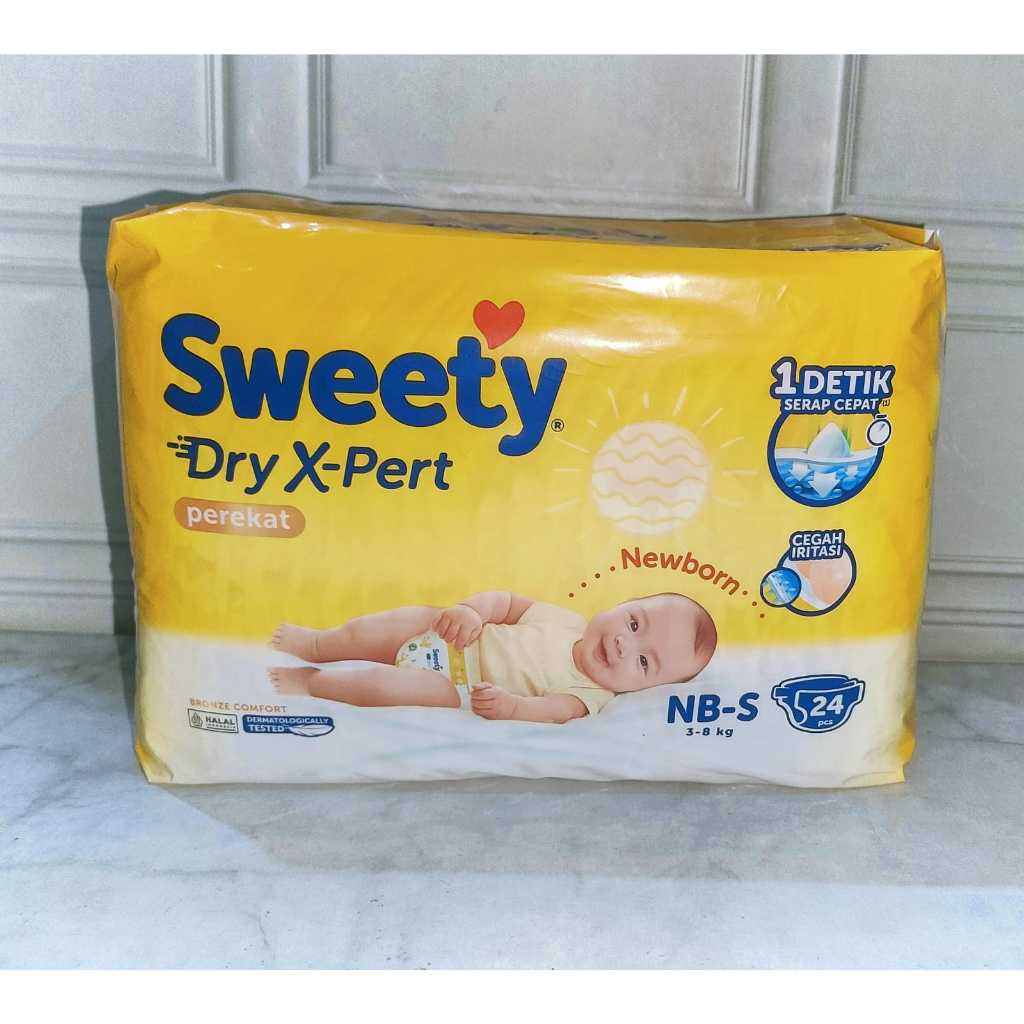 Jual Sweety Bronze Perekat DRY XPERT Popok Bayi Baru Lahir Newborn ...