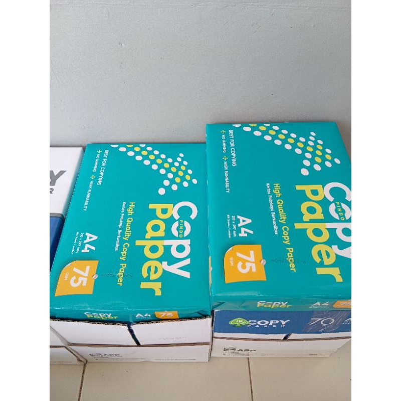 Jual Kertas A4 75gsm 1Rim Copy paper kertas A4 75gsm kertas A4 | Shopee ...