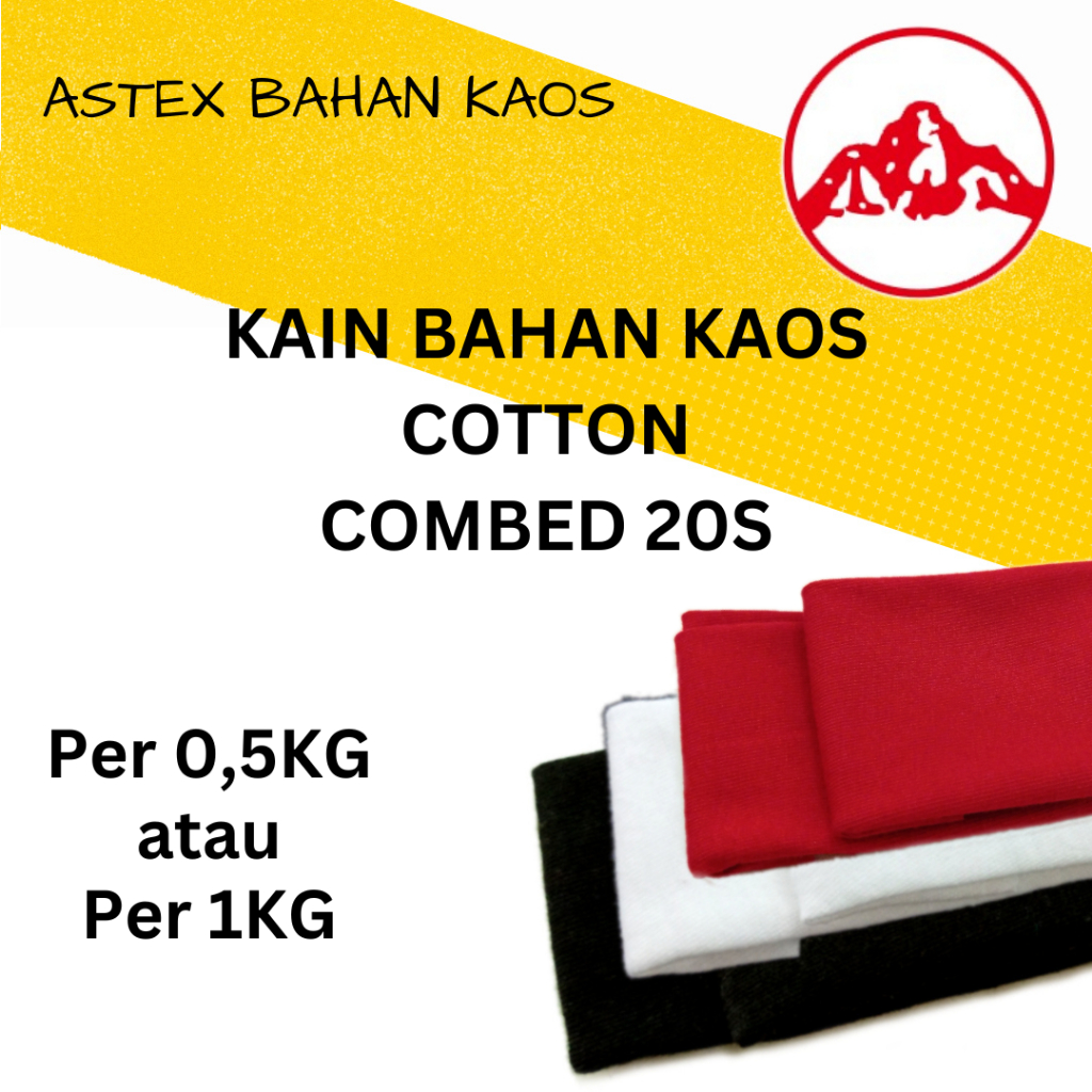 Jual Kain Cotton Combed Premium 20s Per KG Warna Putih, Merah |Bahan ... Jual Kain Cotton Combed Premium 20s Per KG Warna Putih, Merah |Bahan ...