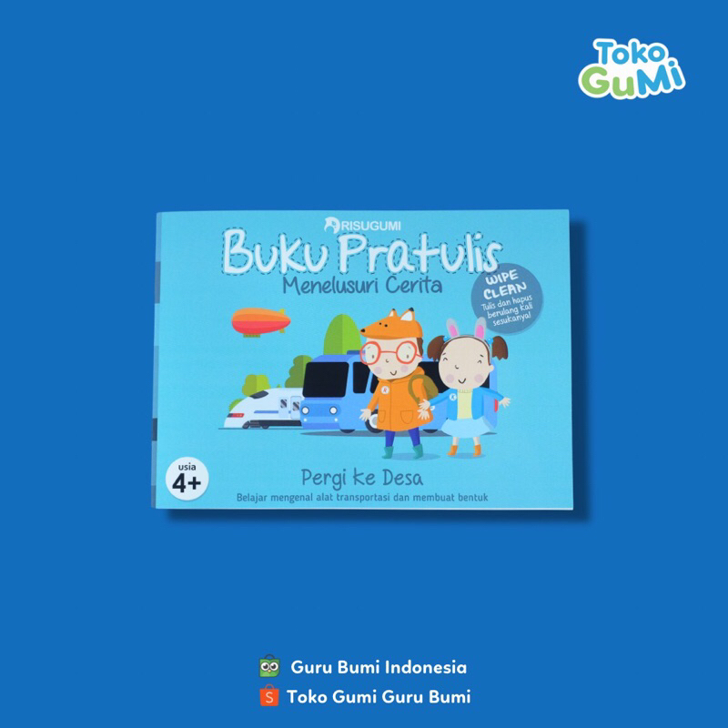 Jual Guru Bumi Buku Pratulis Buku Aktivitas Belajar Menulis Pergi ke ...