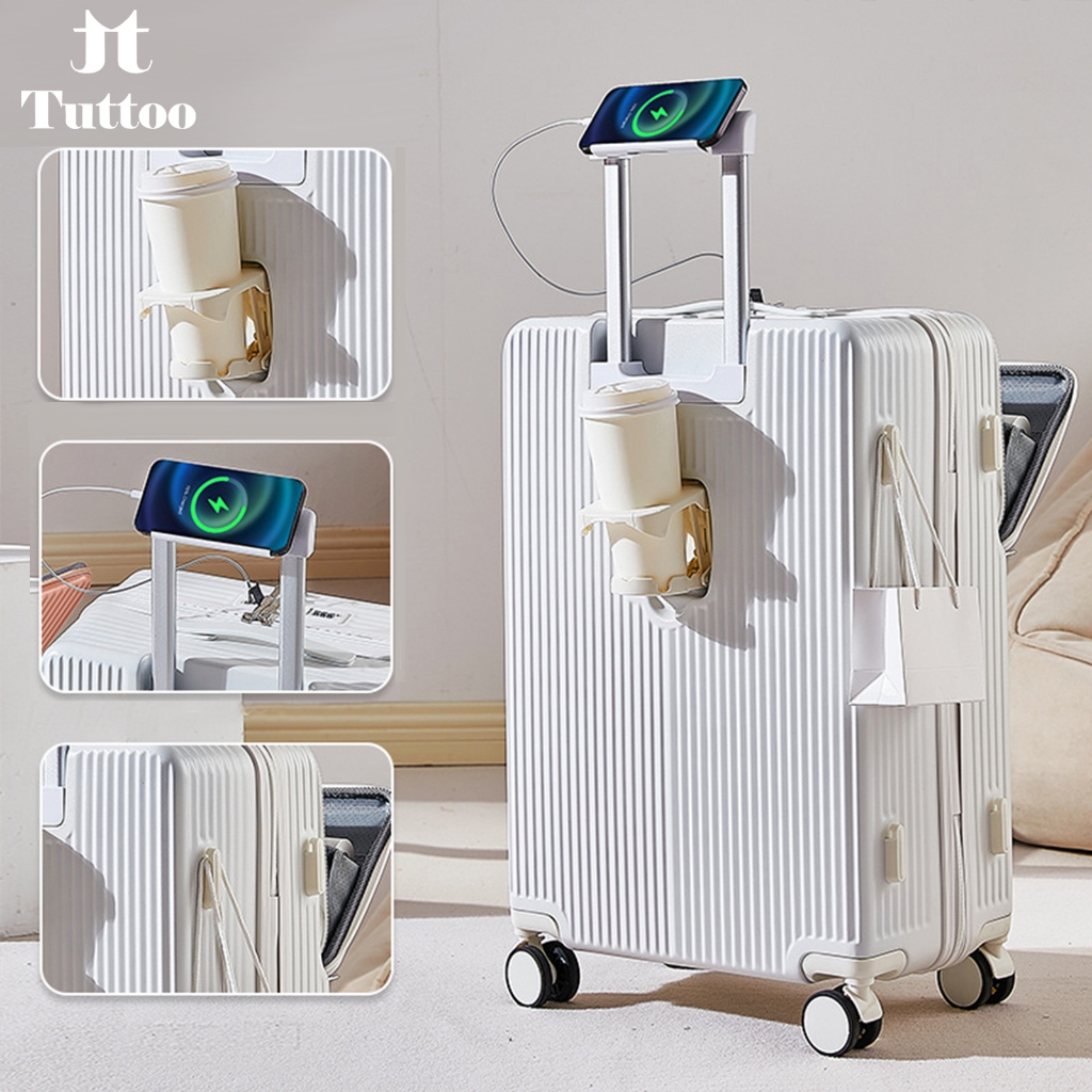 Jual Tuttoo Y43 Koper Laptop Kabin 20inch + Cup Holder Ukuran 20 Inch ...